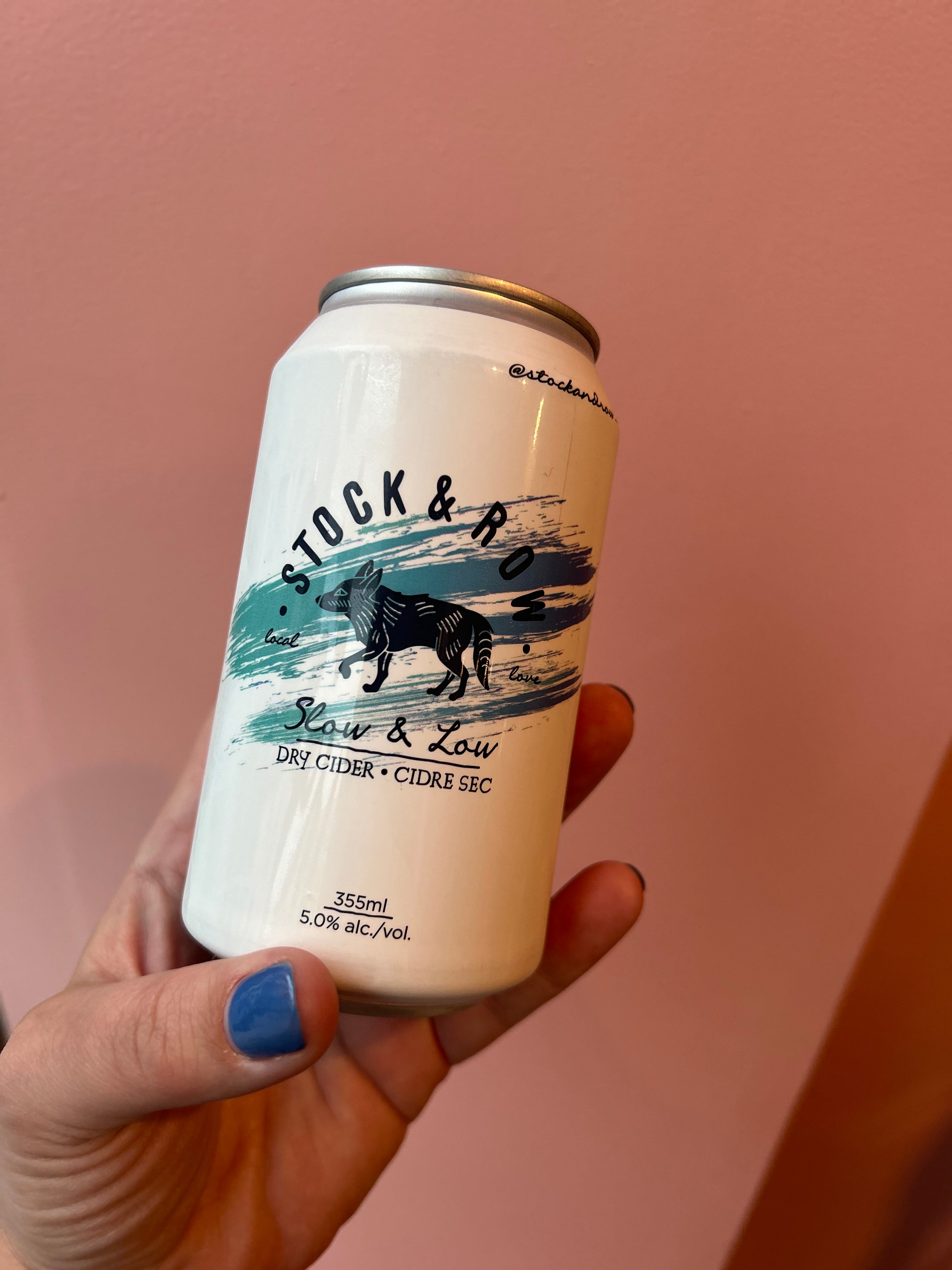 Stock & Row Slow & Low Cider 355ml – The Everly Restaurant